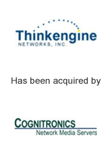 ThinkEngine Networks Acquired by Cognitronics - Bowen